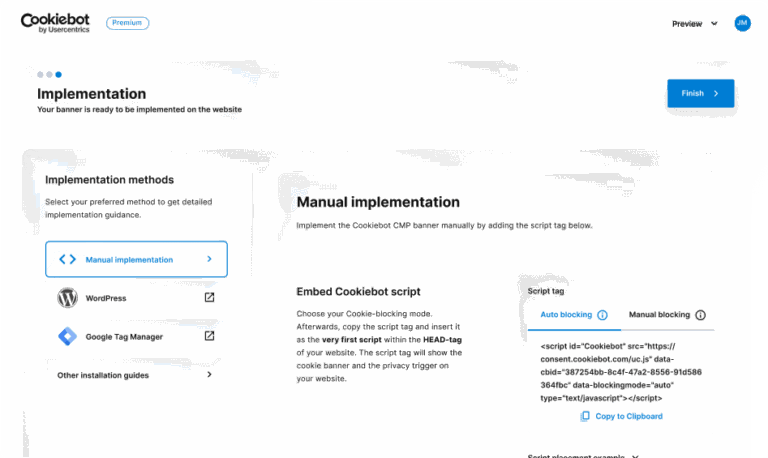 Cookiebot™ CMP by Usercentrics - GDPR Compliance for SMBs